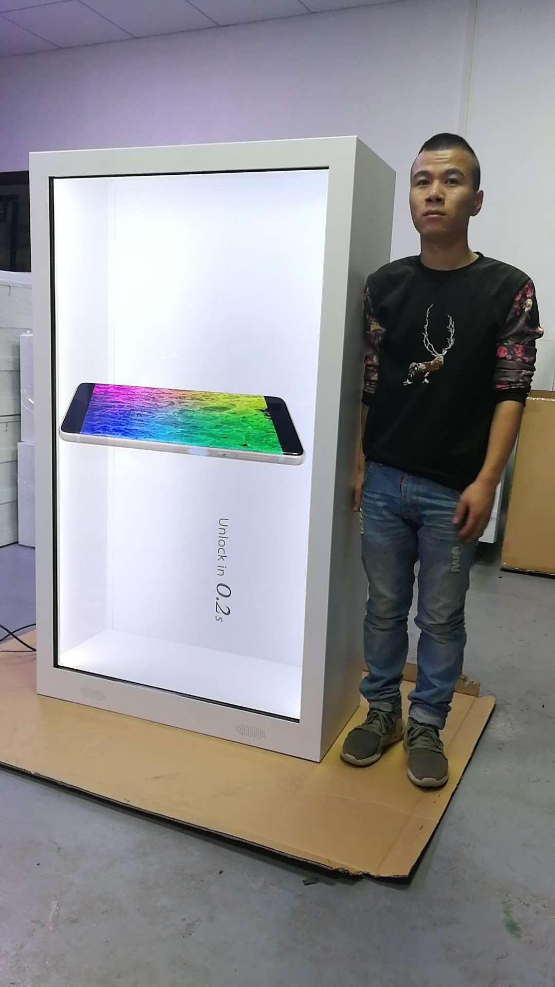 Transparent LCD Display Showcase